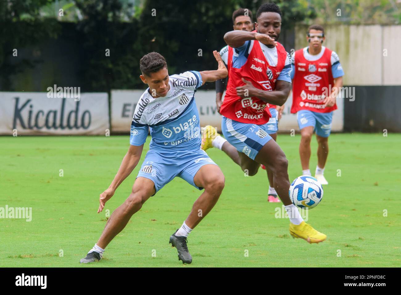 SP - SANTOS - 04/18/2023 - SANTOS, TRAINING - Vinicius Balieiro and ...