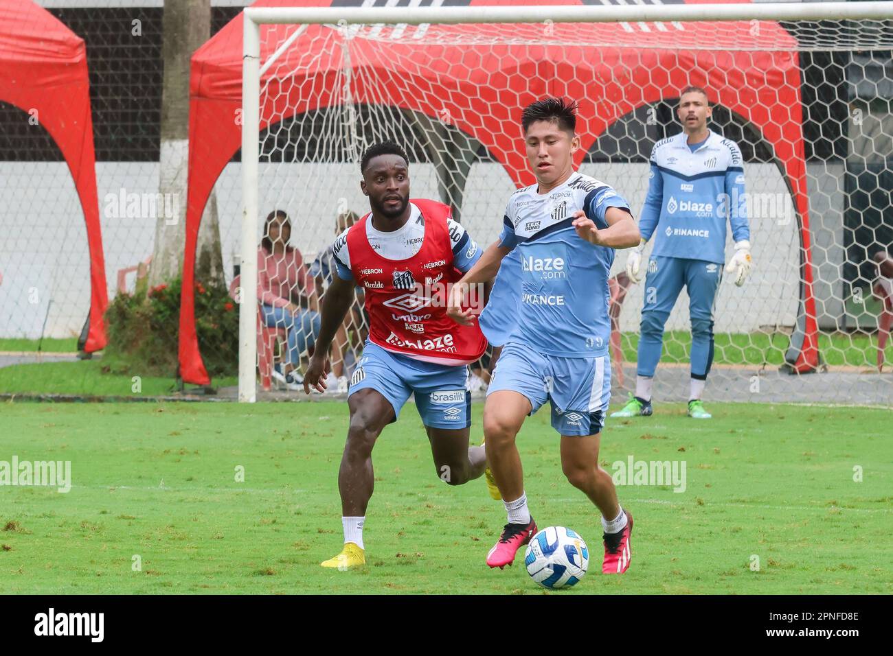 SP - SANTOS - 04/18/2023 - SANTOS, TRAINING - Miguel player of Santos ...