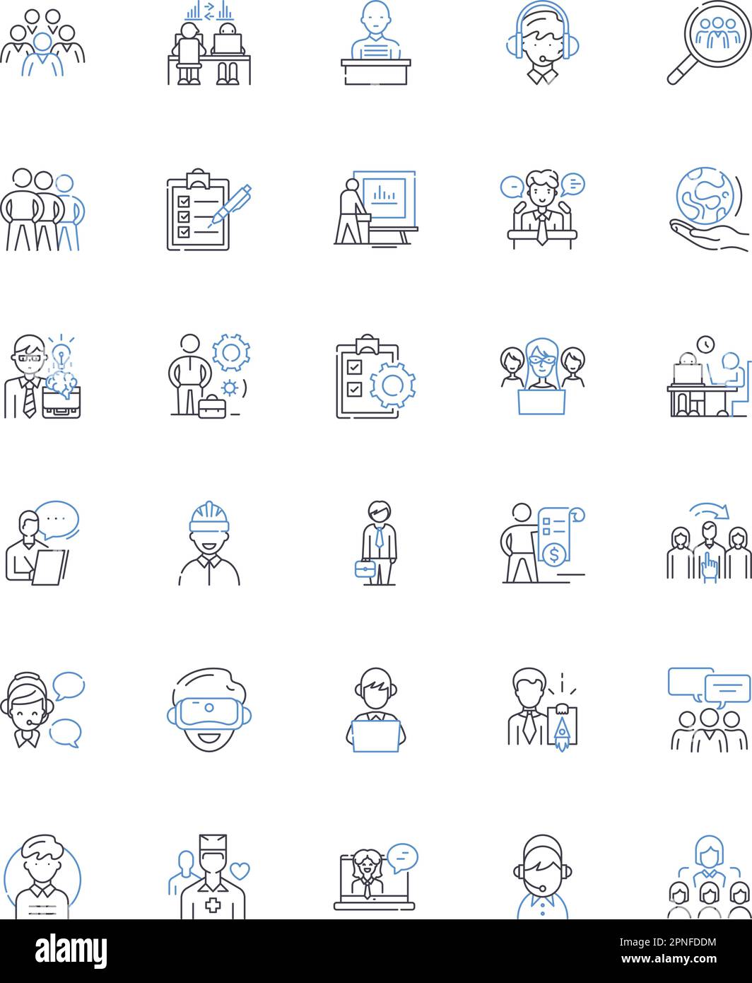 Kitchen counter line icons collection. Granite, Marble, Quartz, Wood ...