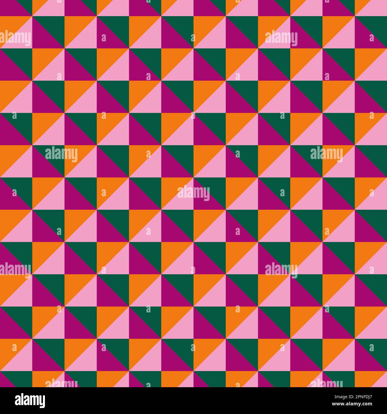 Seamless pattern made of colorful rectangles, punchy colors Stock ...
