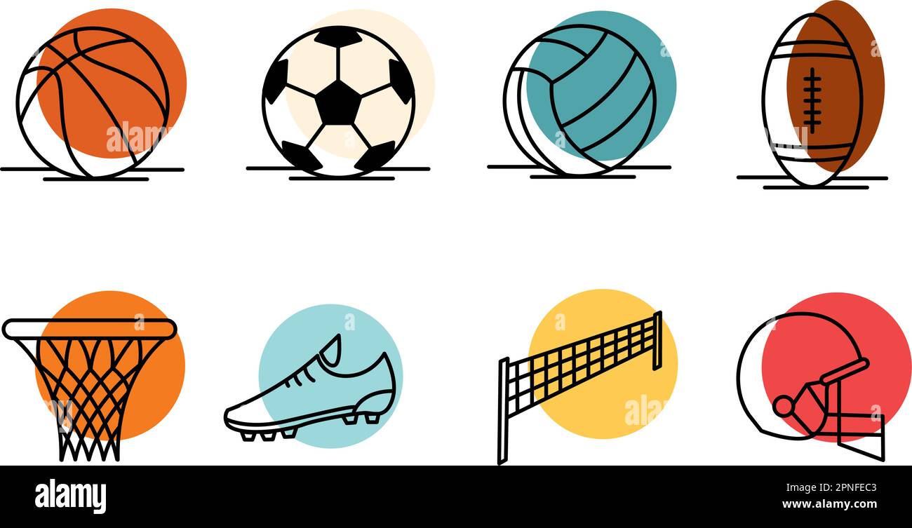 Set of different sport icons Vector Stock Vector Image & Art - Alamy