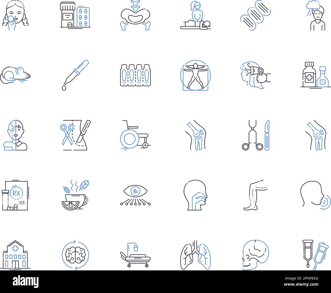 Personal training line icons collection. Fitness, Exercise, Health ...