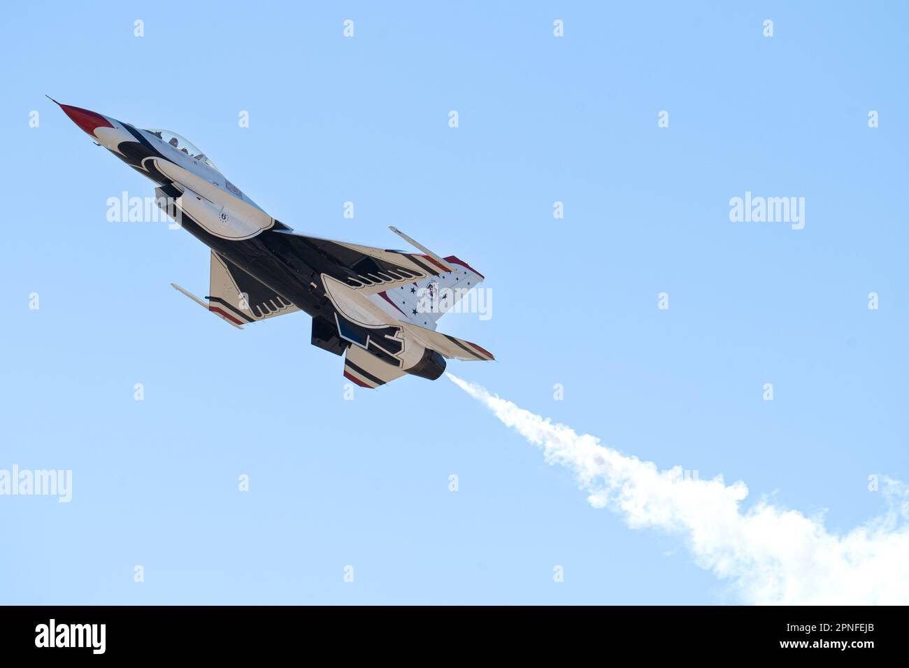 The U.S. Air Force Thunderbirds fly over Davis-Monthan Air Force Base ...