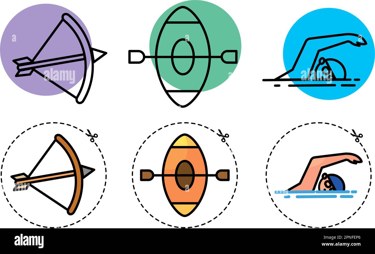 Set of different sport icons Vector Stock Vector Image & Art - Alamy