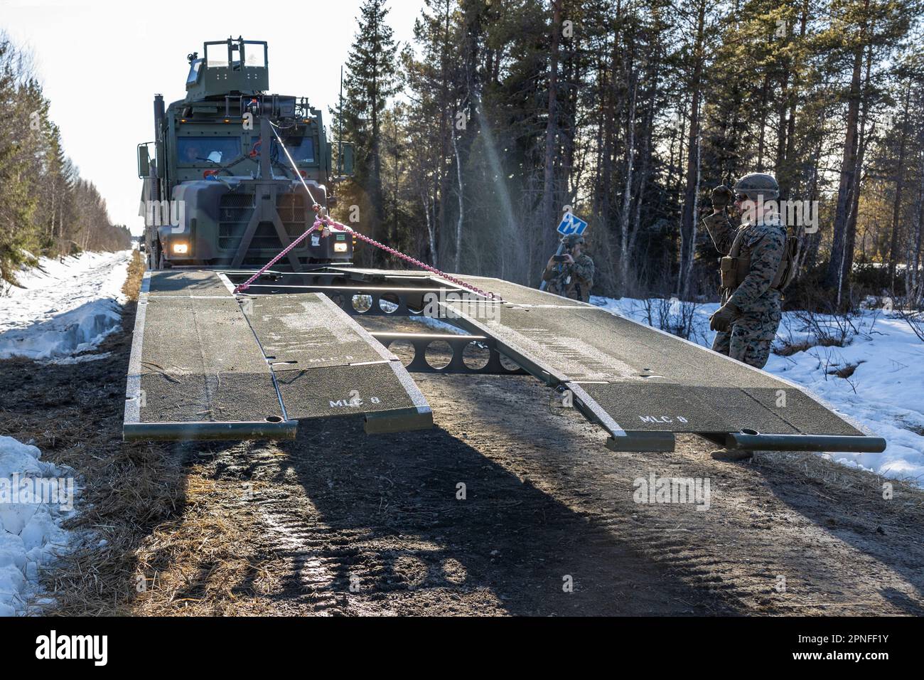 U.S. Marines with 2d Combat Engineer Battalion, 2d Marine Division ...