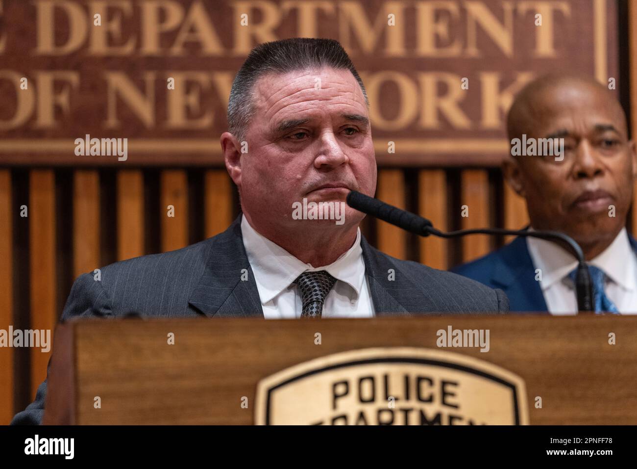 Chief of detectives James Essig speaks during briefing on arrest of ...