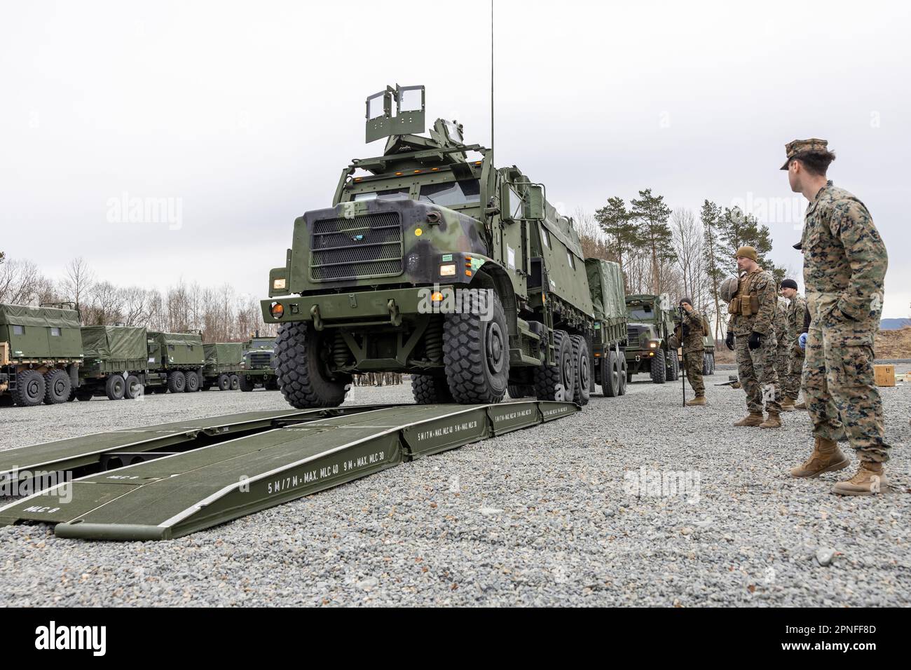 U.S. Marines with 2nd Combat Engineer Battalion, 2nd Marine Division ...