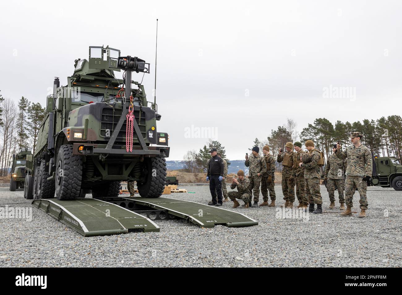 U.S. Marines with 2nd Combat Engineer Battalion, 2nd Marine Division ...