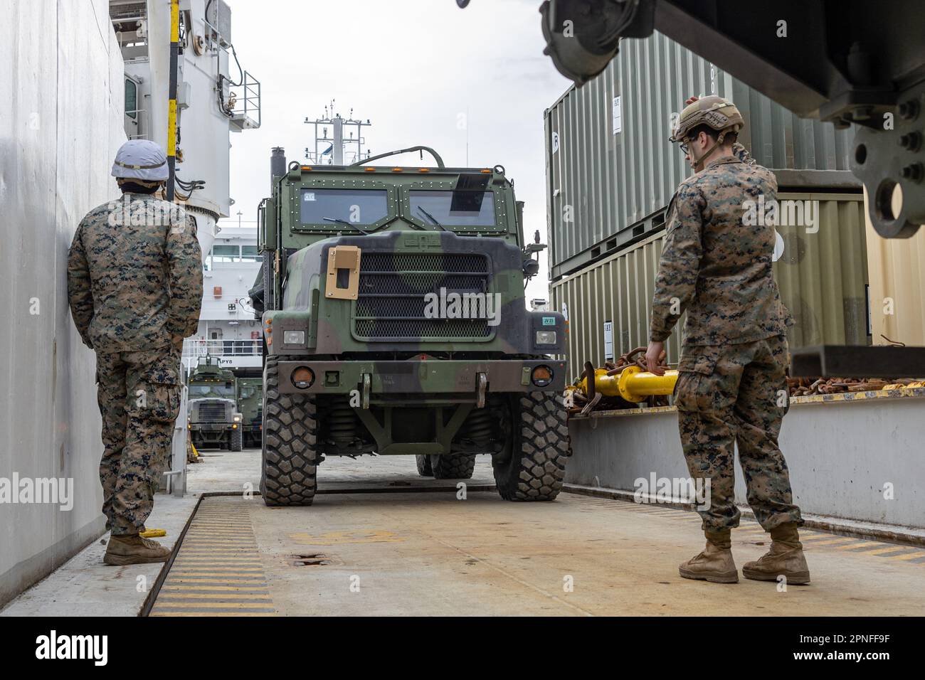 U.S. Marines with Combat Logistics Battalion 2, Combat Logistics ...