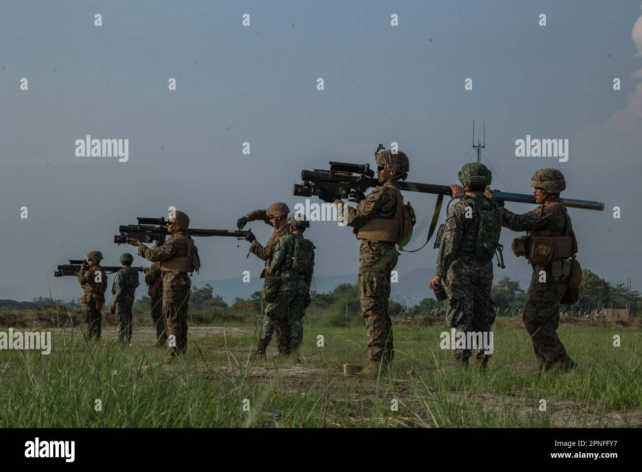U.S. Marines with 3d Low Altitude Air Defense Battalion, Marine Air ...