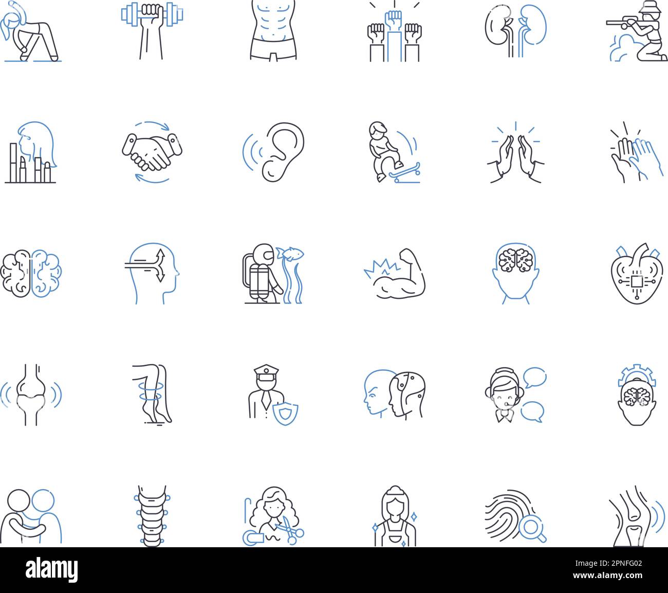 Economic growth line icons collection. Expansion, Advancement ...