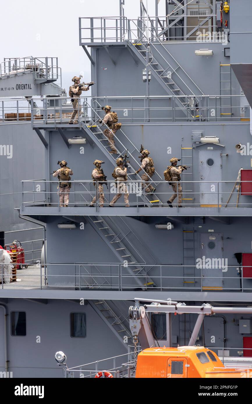 WEST PHILIPPINES SEA (April 14, 2023) – U.S. Marines with Maritime Raid ...