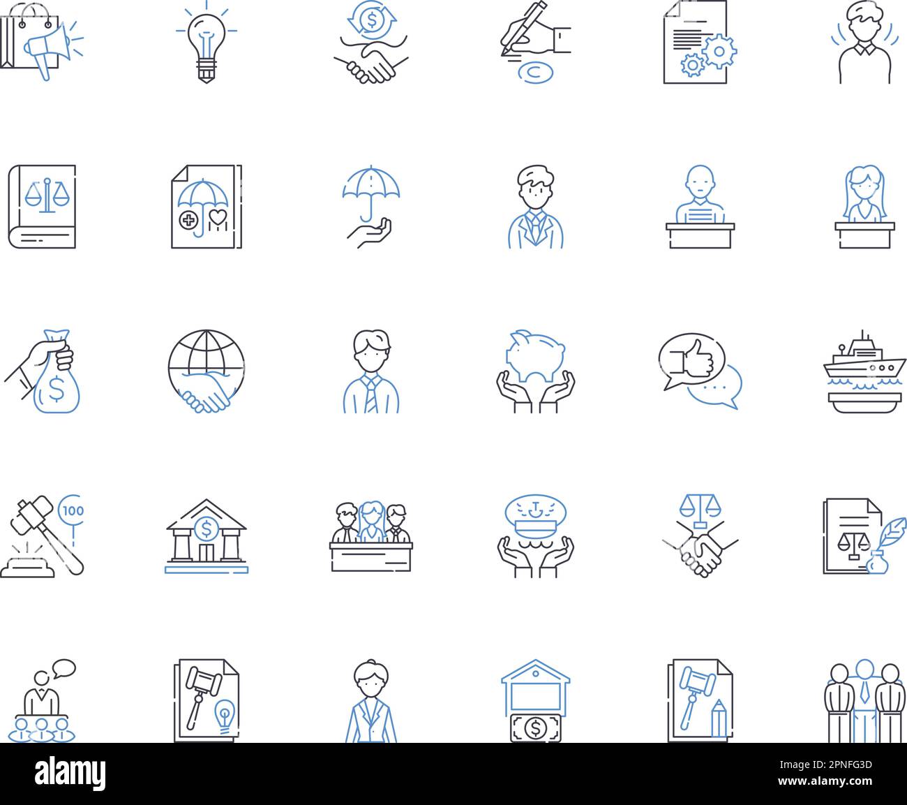 Equal rights line icons collection. Equality, Justice, Fairness ...