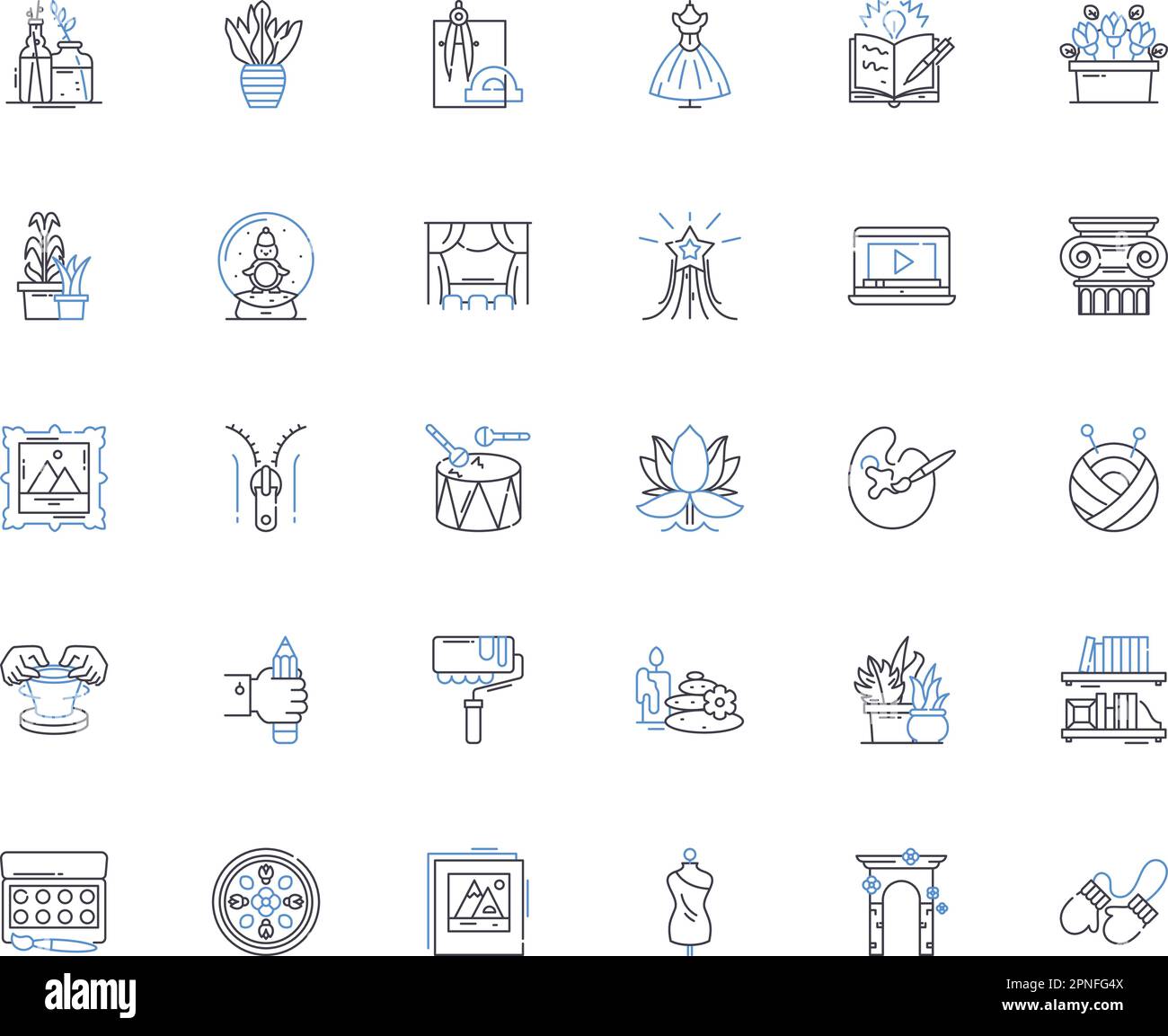 Ingenuity line icons collection. Resourcefulness, Creativity ...