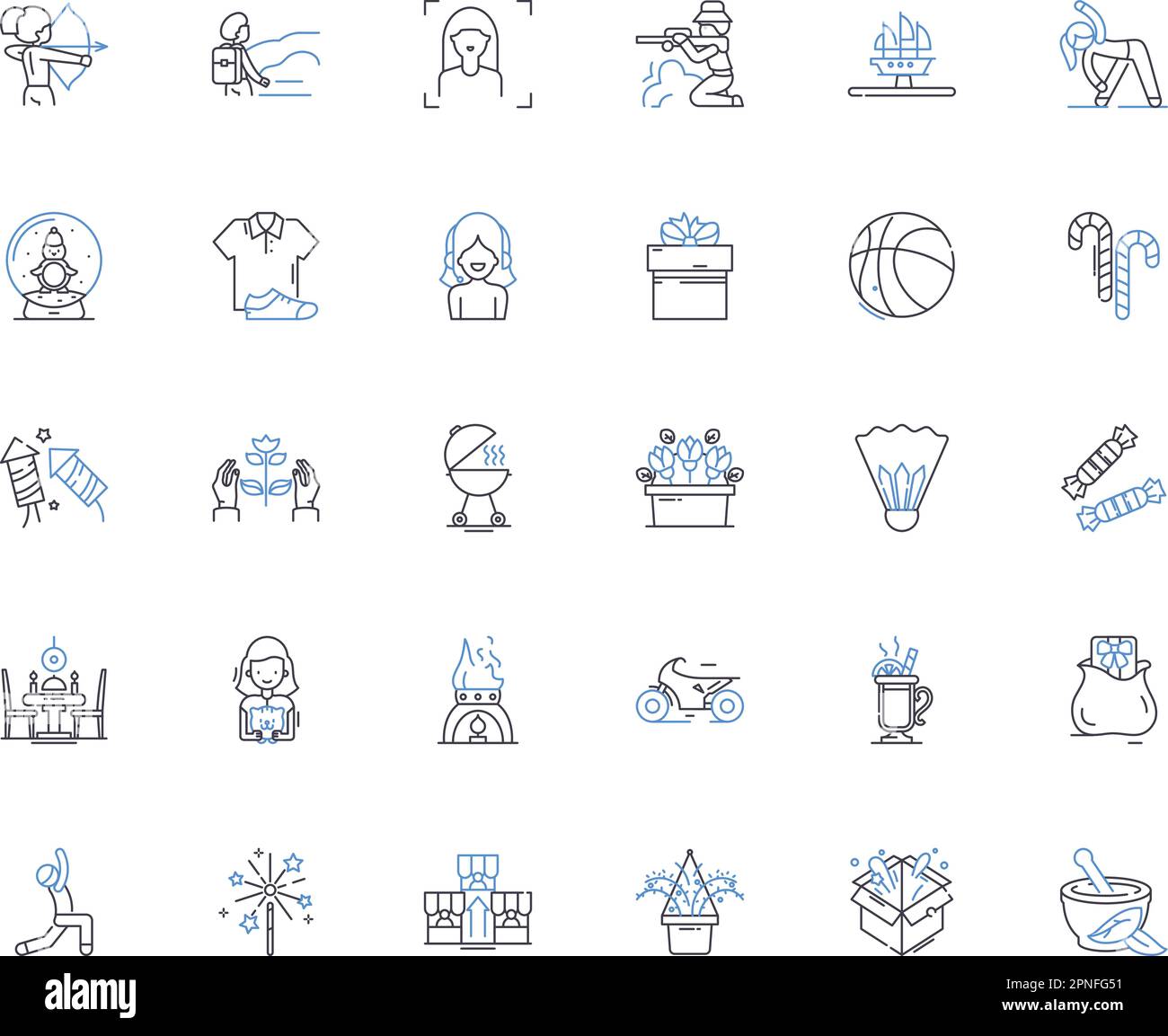 Involved line icons collection. Participate, Engaged, Active ...