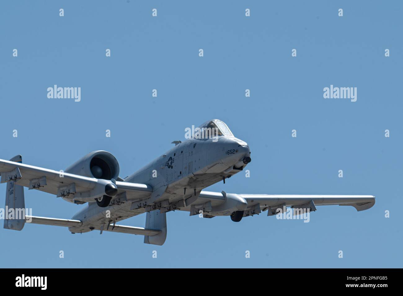 A U.S. Air Force A-10C Thunderbolt II flies over Davis-Monthan Air ...