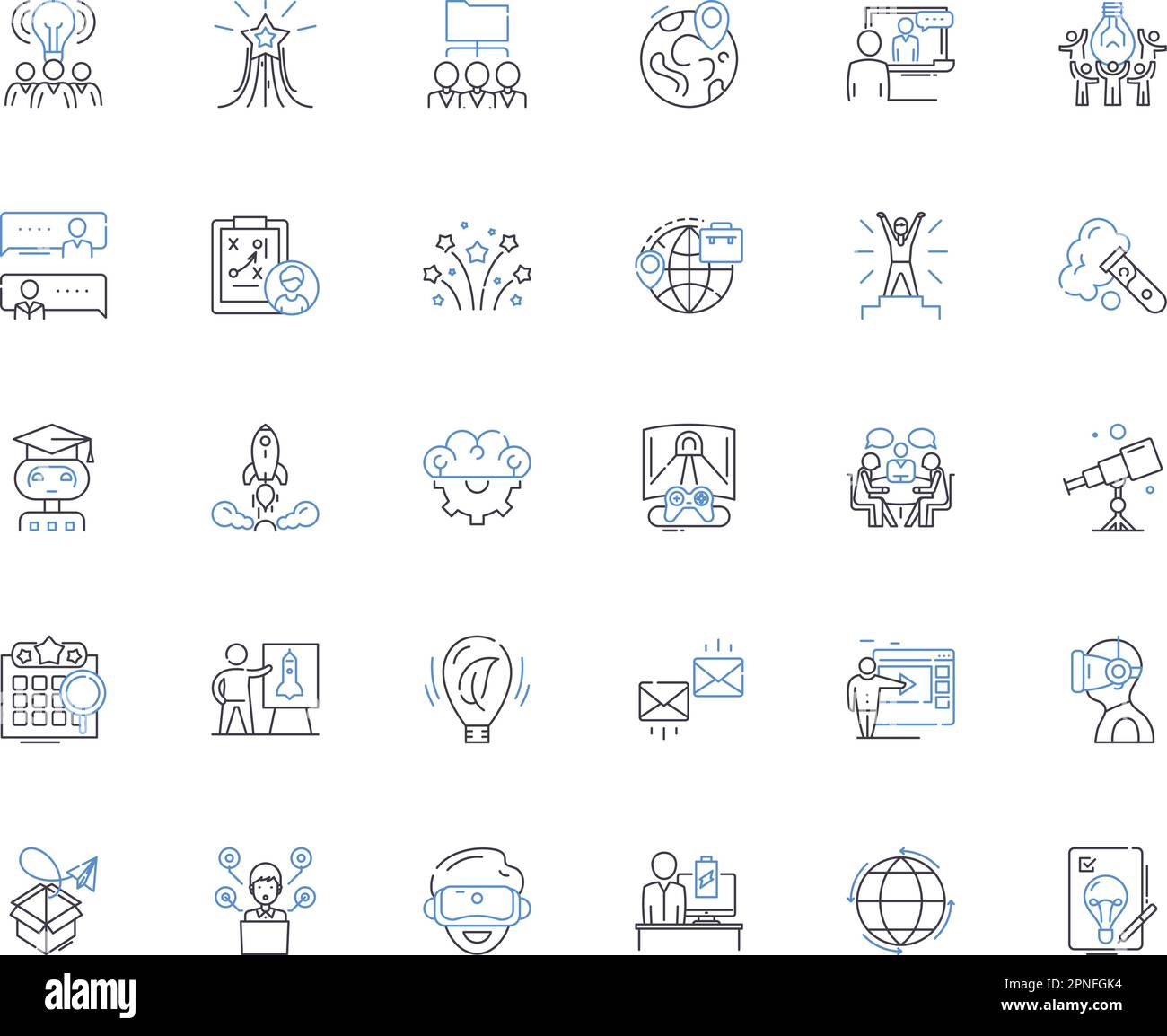 Novel invention line icons collection. Innovation, Breakthrough ... Novel invention line icons collection. Innovation, Breakthrough ...