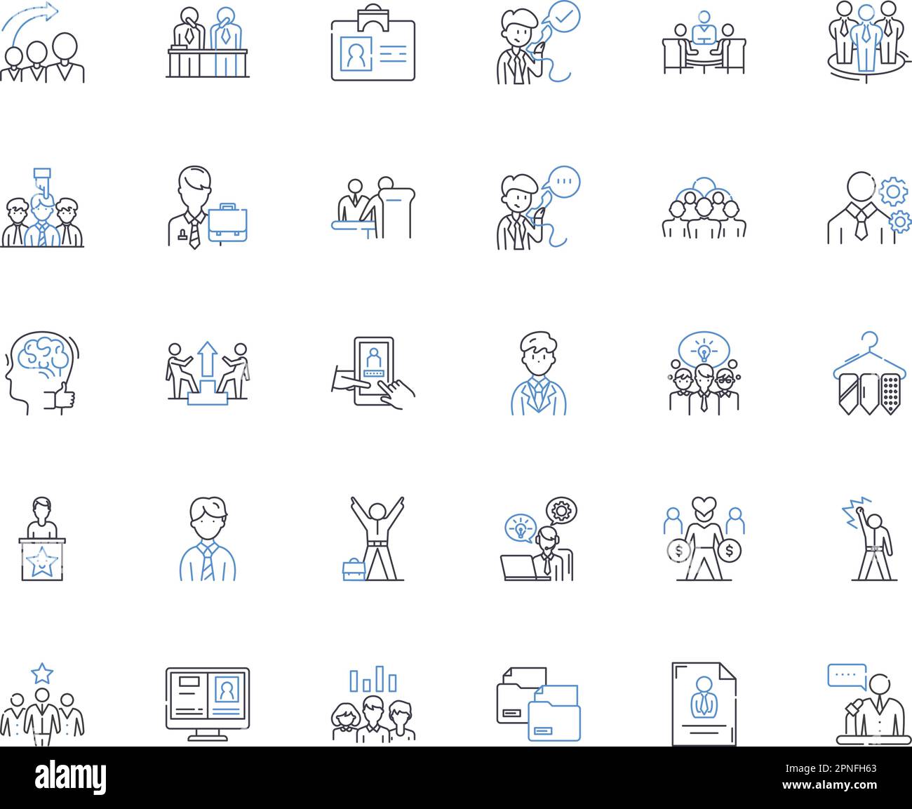 Employment line icons collection. Job, Hiring, Workforce, Recruitment ... Employment line icons collection. Job, Hiring, Workforce, Recruitment ...
