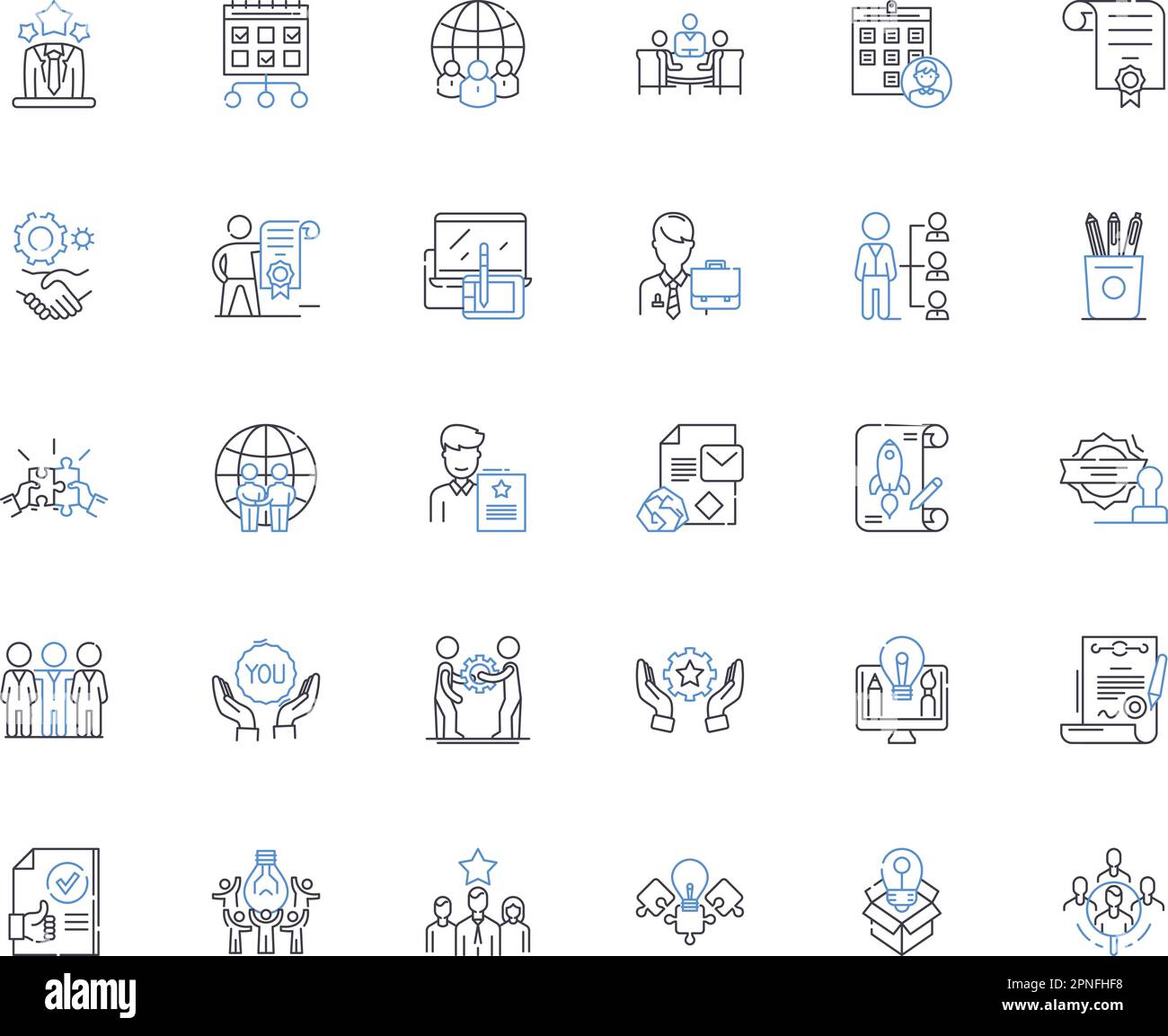 Promotion and tactic line icons collection. Advertising, Marketing ...