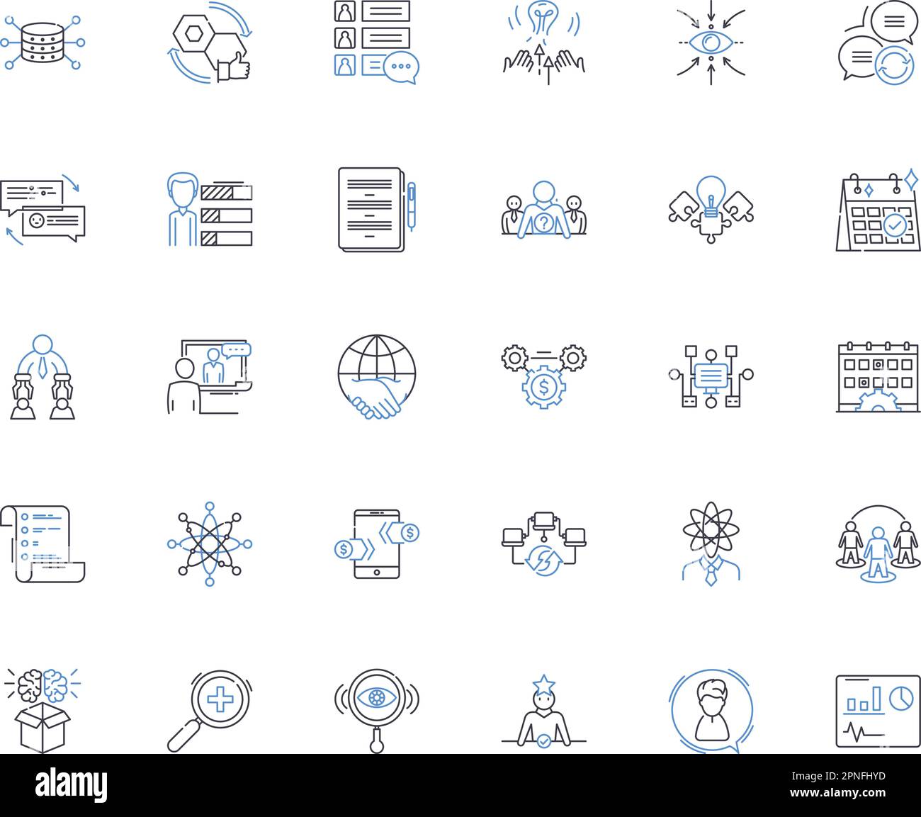 Companionship friendship line icons collection. Companionship ...