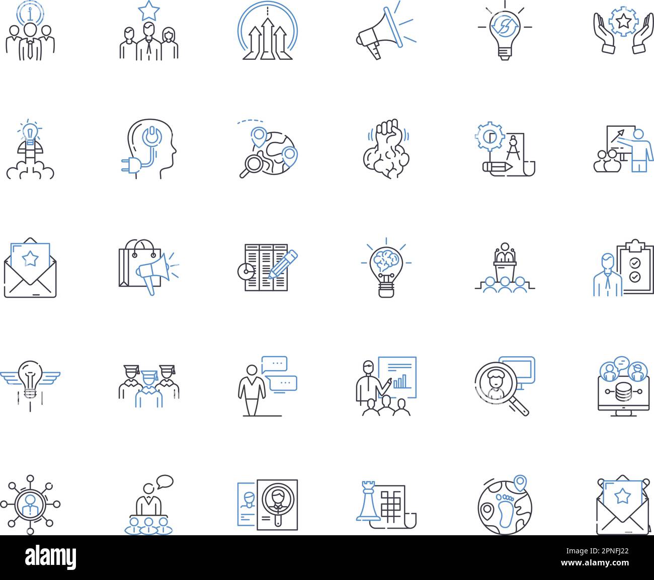 Political agenda line icons collection. Partisanship, Ideology ... Political agenda line icons collection. Partisanship, Ideology ...