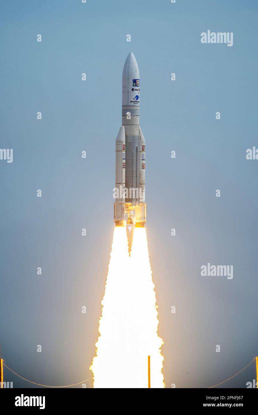 JUICE mission launch Stock Photo - Alamy