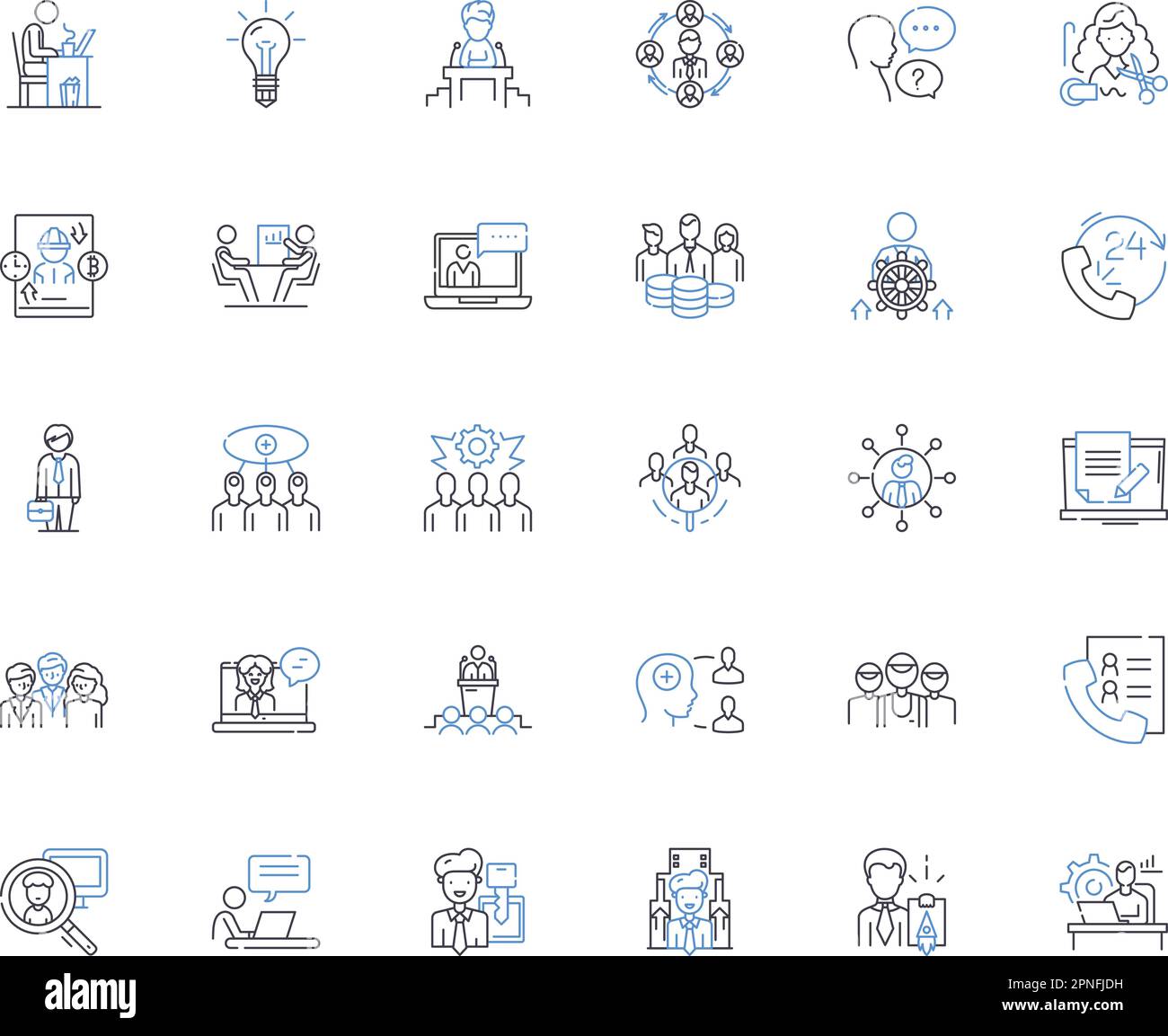 Worker bee line icons collection. Hy, Pollen, Hive, Colony, Queen, Dr ...