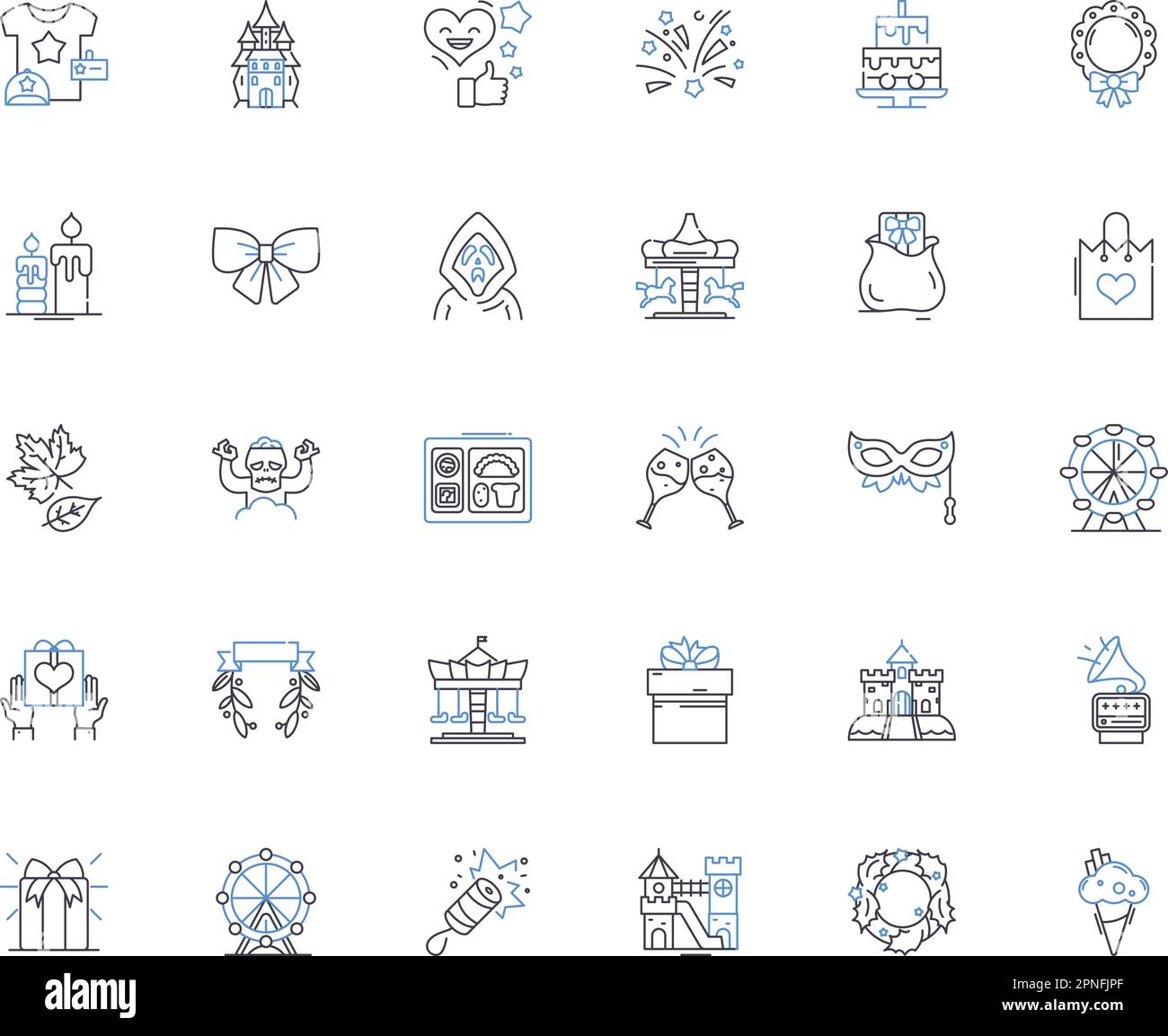 Commending winners line icons collection. Triumph, Applause, Glory ...