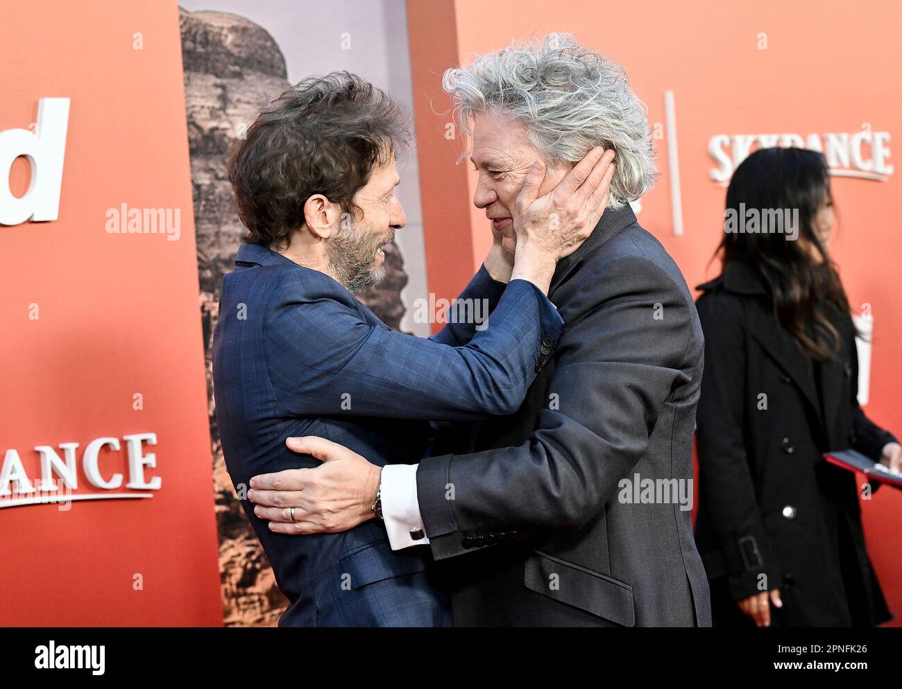 Actor Tim Blake Nelson, left, and director Dexter Fletcher attend the ...