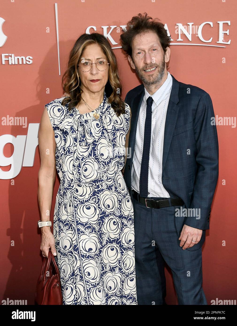 Tim Blake Nelson, right, and wife Lisa Benavides-Nelson attend the ...