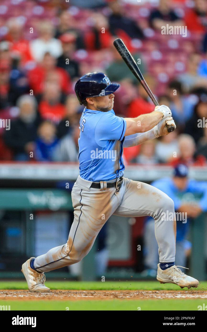 Tampa Bay Rays' Taylor Walls bats during a baseball game against the ...