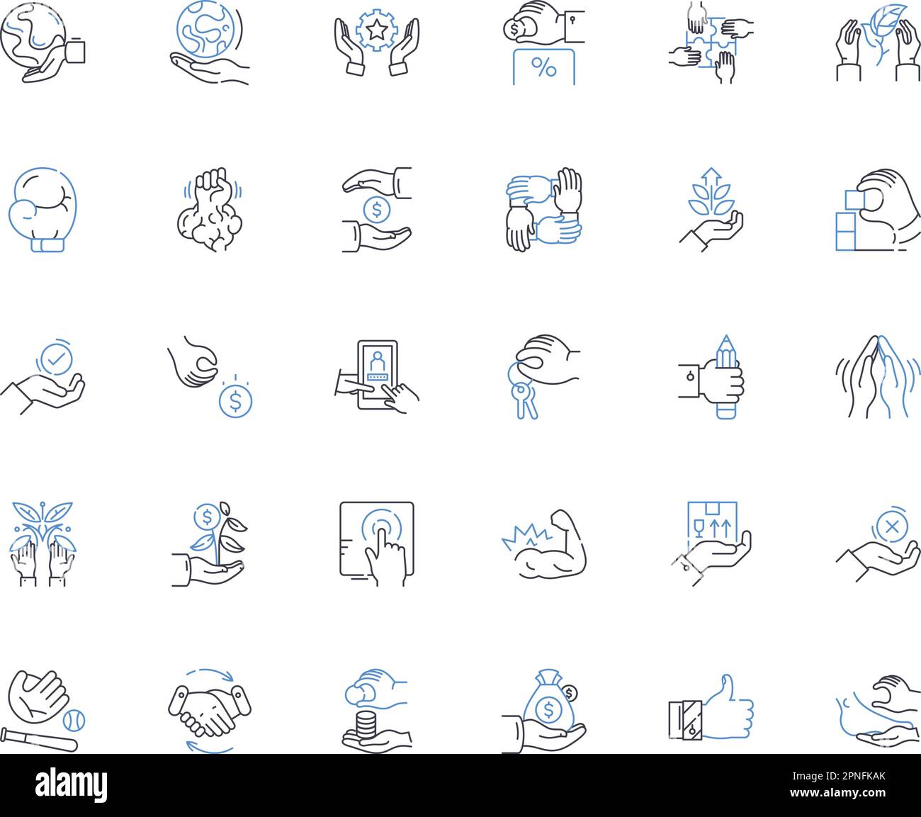 Body Language Line Icons Collection Gestures Posture Expression Communication Confidence
