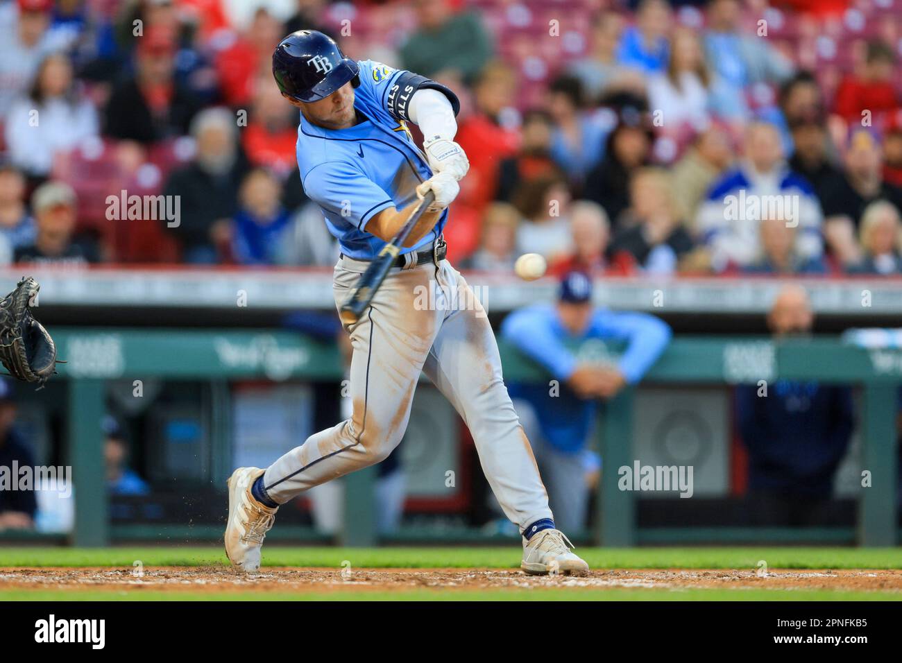 Tampa Bay Rays' Taylor Walls bats during a baseball game against the ...