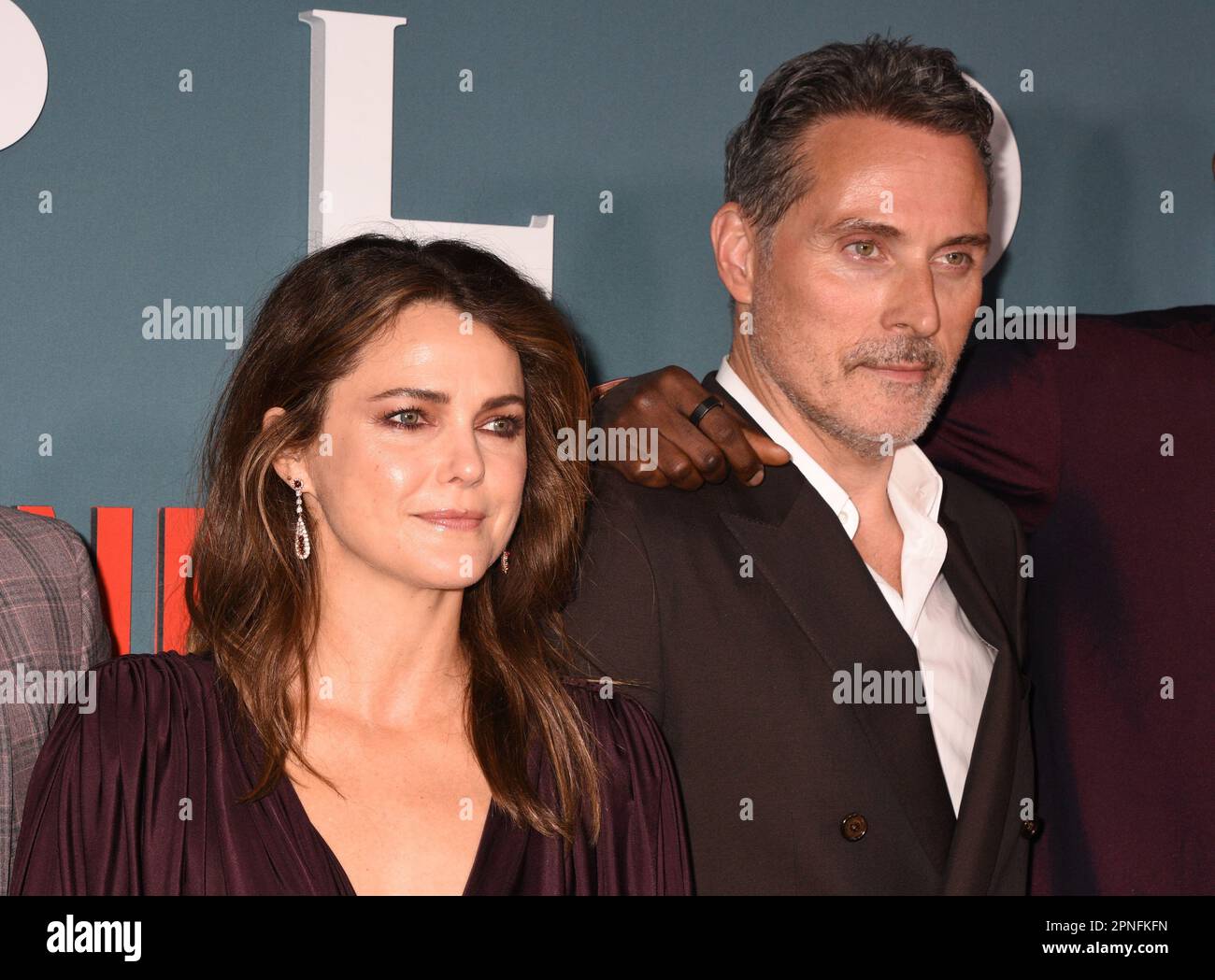 New York, NY, USA. 18th Apr, 2023. Keri Russell and Rufus Sewell at the ...