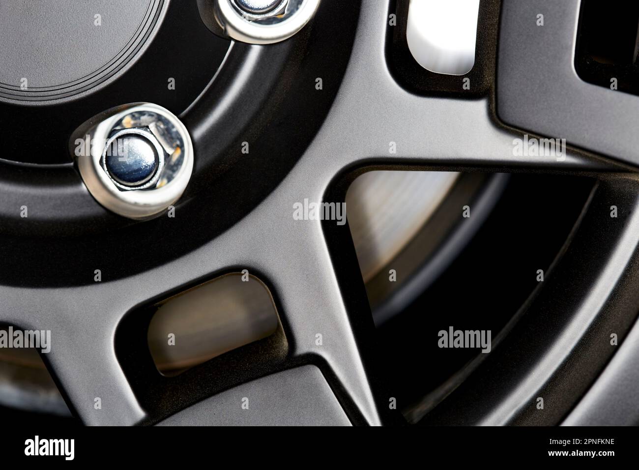 Truck wheel tire nuts hi-res stock photography and images - Alamy