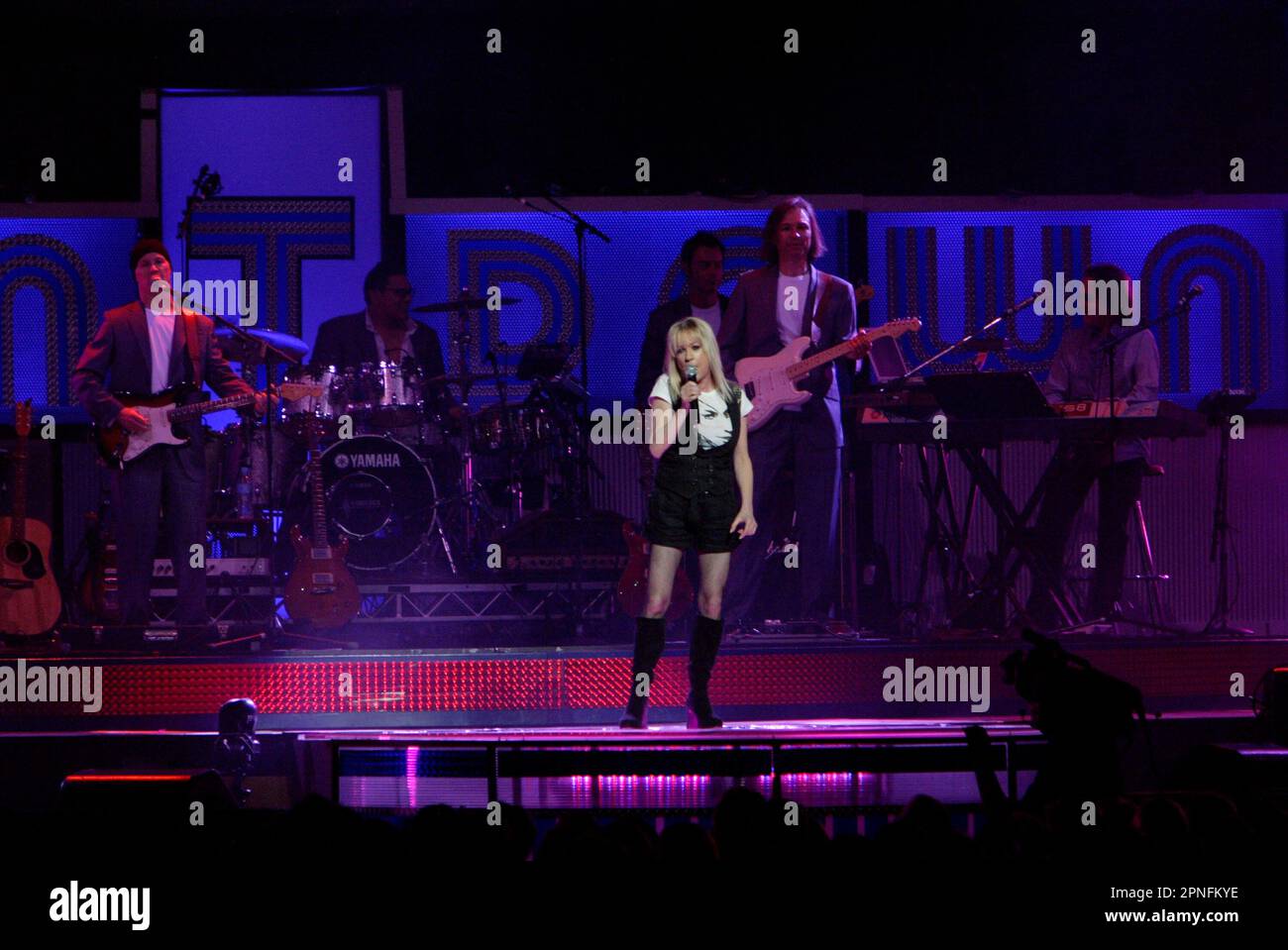 Sharon O’Neill performing at the Countdown Spectacular in the Acer ...