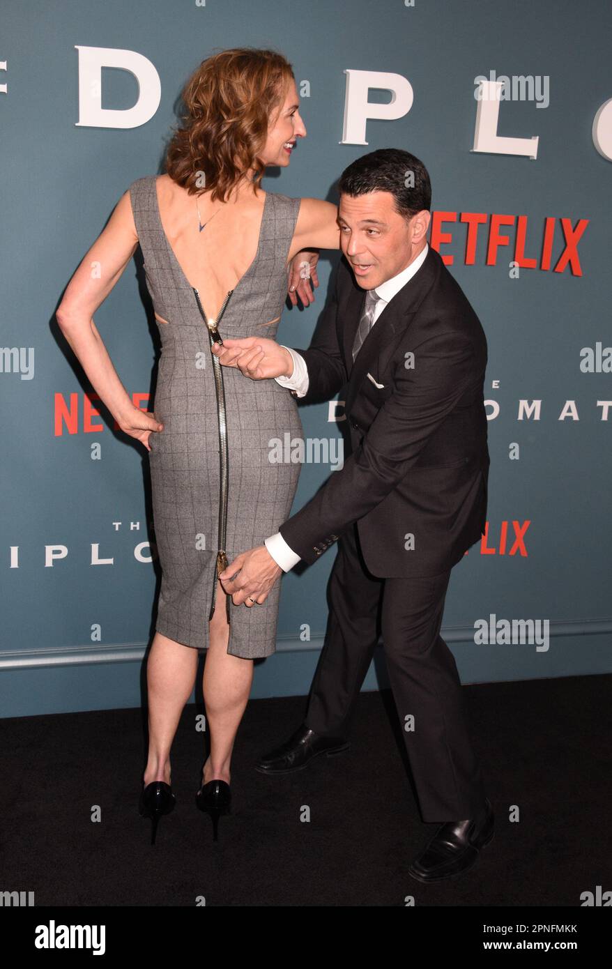 New York, NY, USA. 18th Apr, 2023. Alysia Reiner and David Alan Basche ...