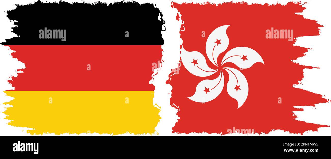 Hong kong germany flag hi-res stock photography and images - Alamy