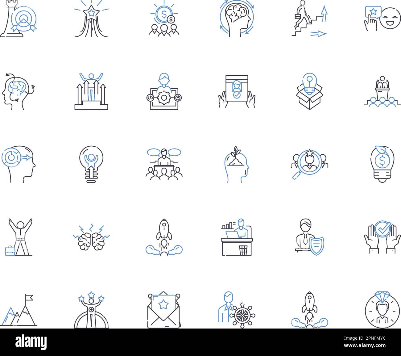 Direction Skills Line Icons Collection Navigation Orientation Positioning Heading Route