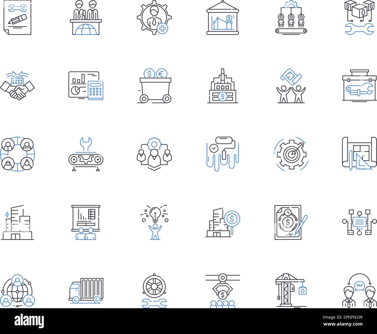 Corporate company line icons collection. Business, Organization ... Corporate company line icons collection. Business, Organization ...
