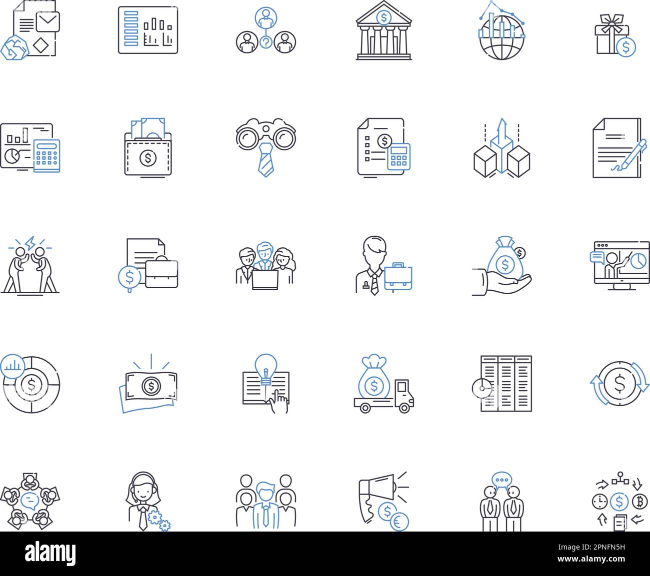 Taxation and compliance line icons collection. IRS, Audit, Deductions ...