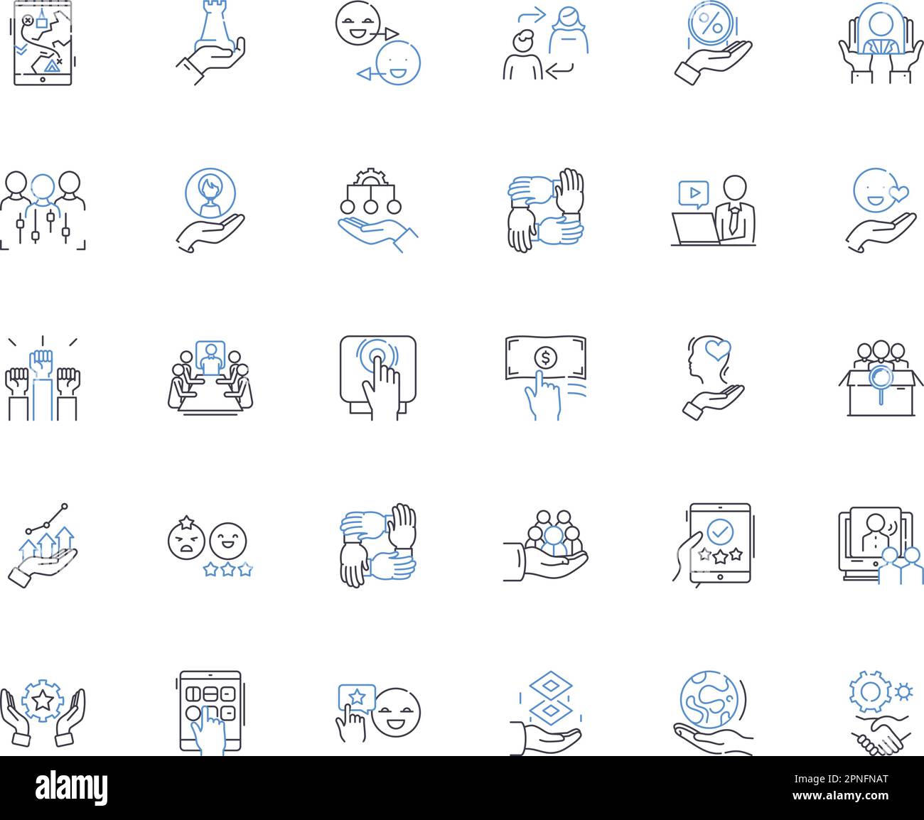 Care Line Icons Collection Nurture Compassion Empathy Kindness