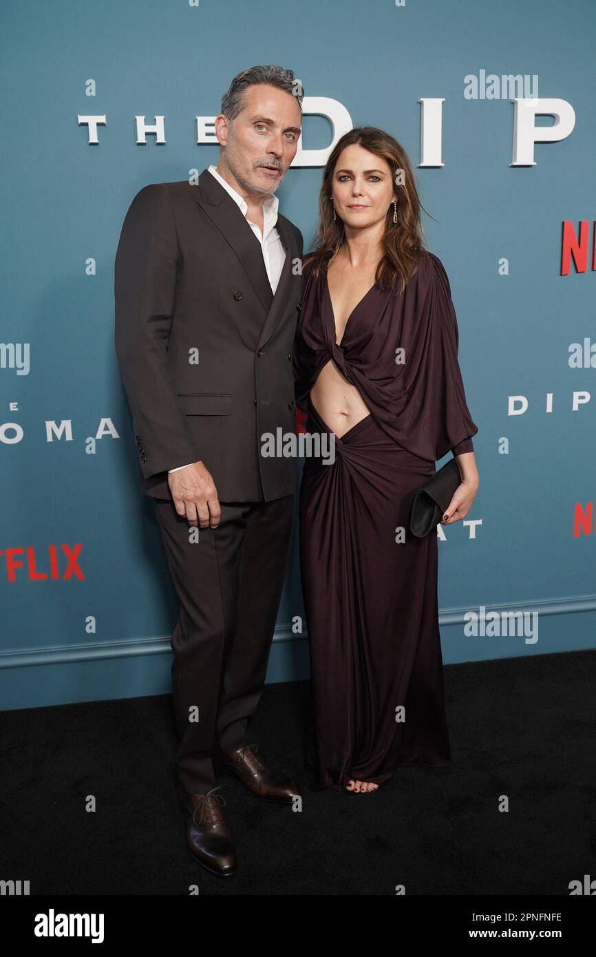 New York, NY, USA. 18th Apr, 2023. Rufus Sewell, Keri Russell at ...