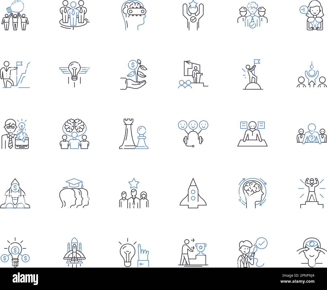 Guidance Direction Line Icons Collection Compass Navigate Advice Route Map Lead Direction