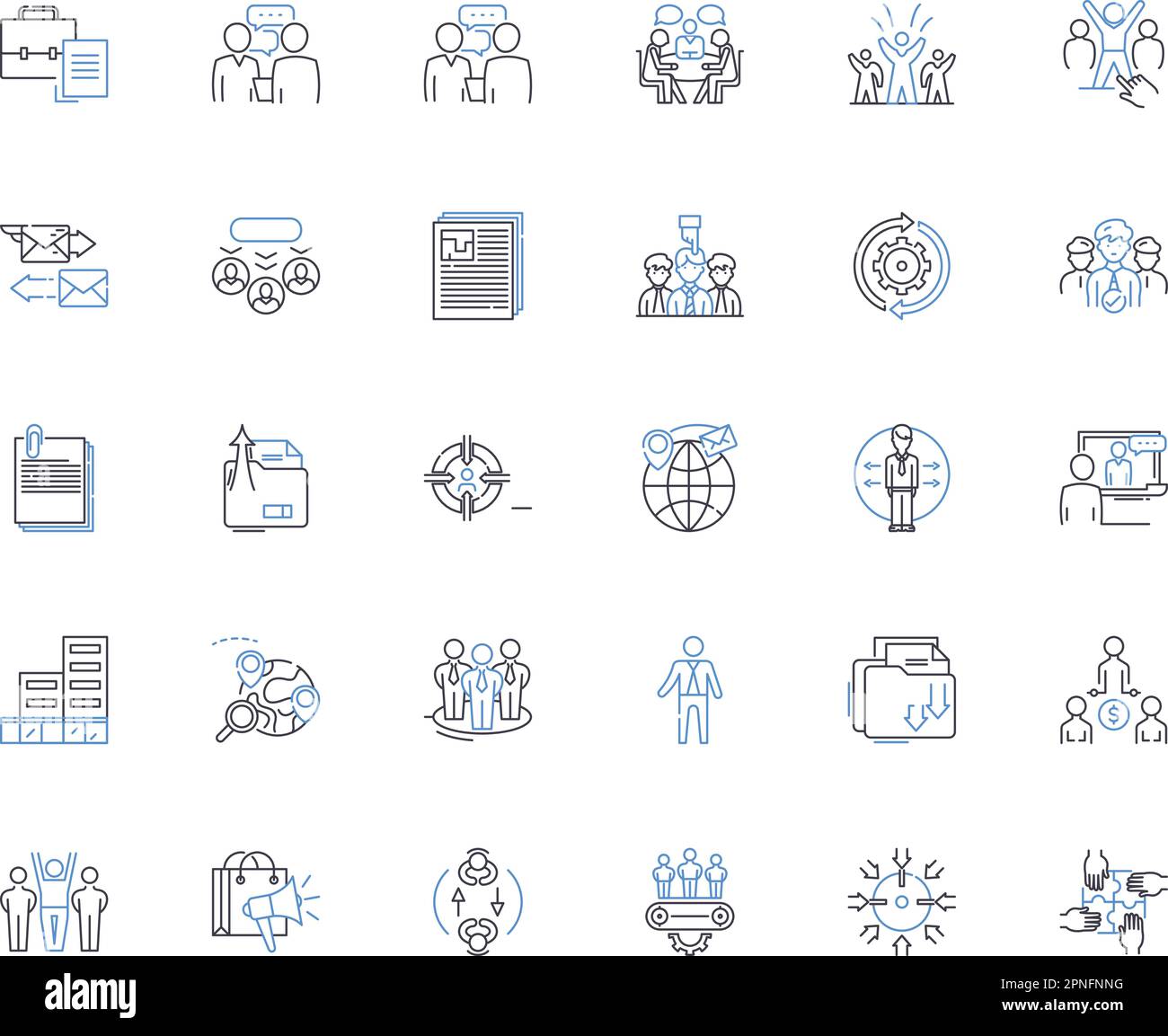 Mtary enterprise line icons collection. Innovation, Leadership, Growth ...