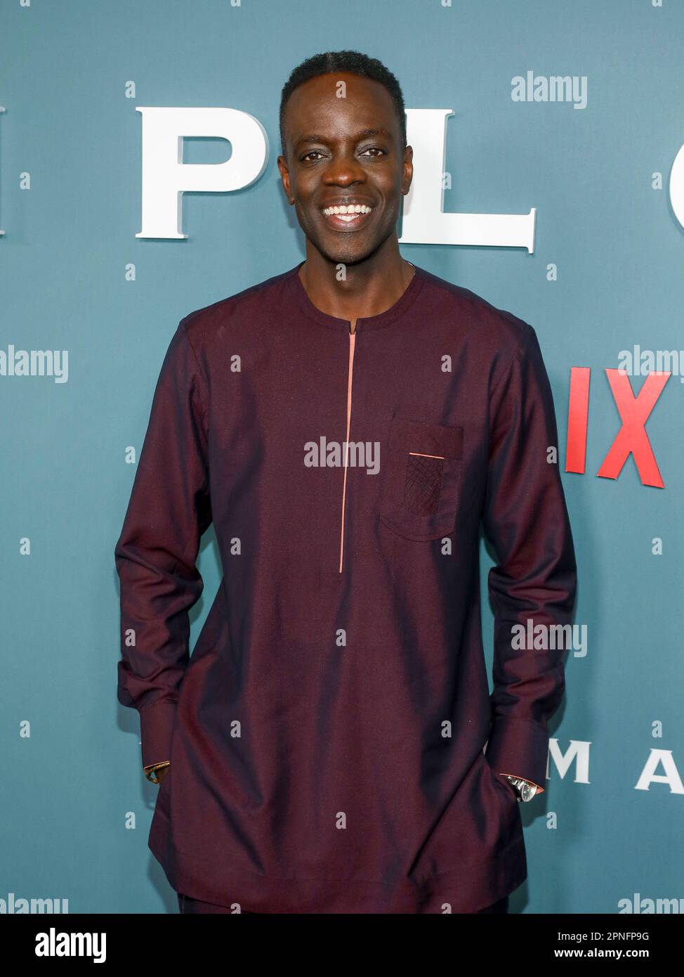 Actor Ato Essandoh attends the premiere of the Netflix series "The ...