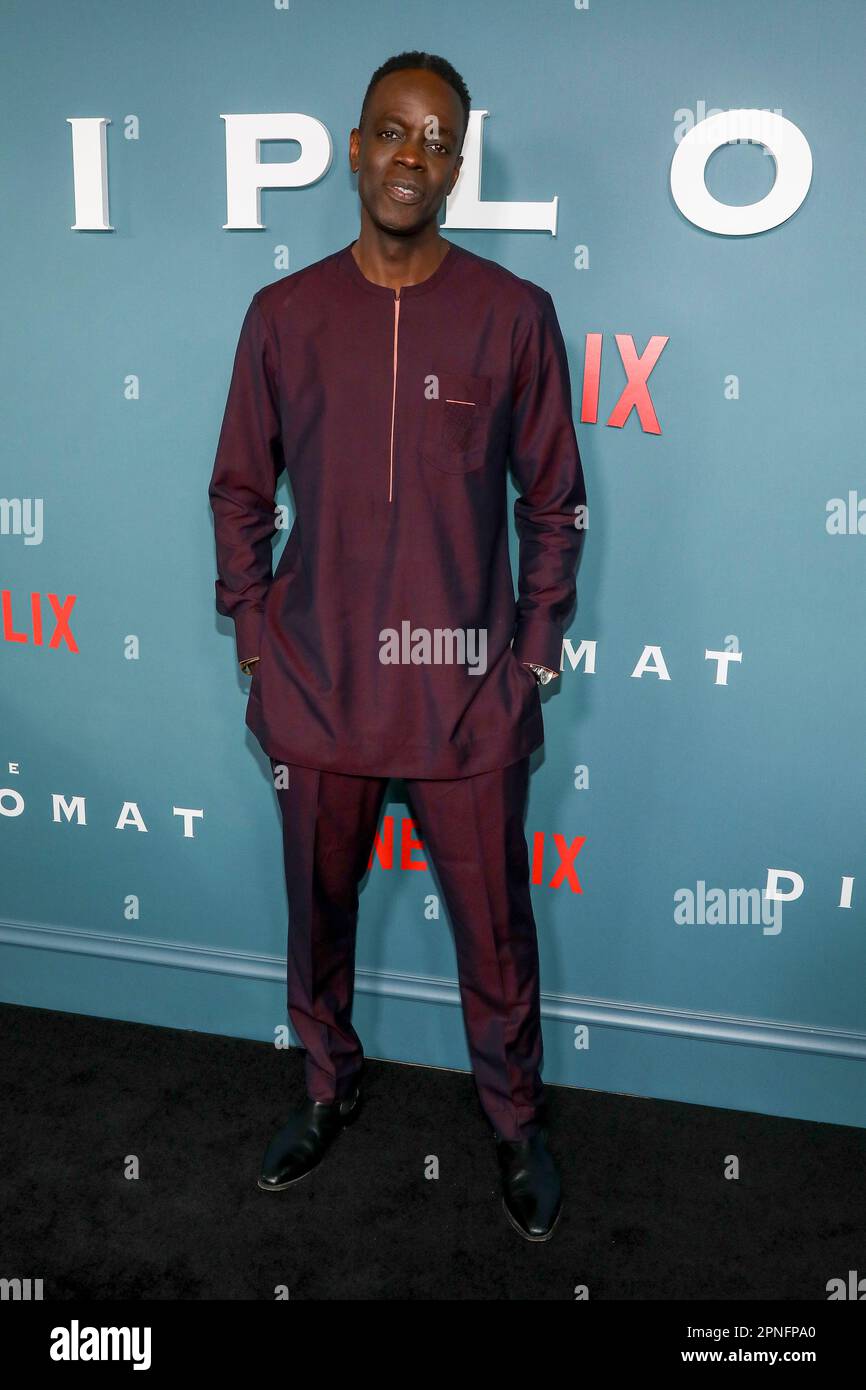Actor Ato Essandoh attends the premiere of the Netflix series "The ...
