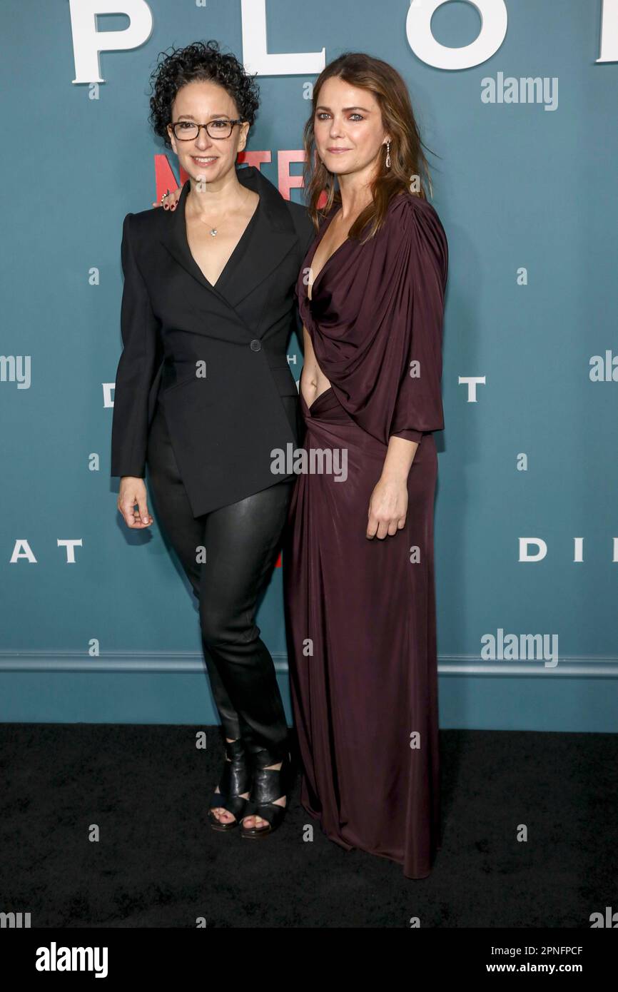 Executive Producer Debora Cahn, left, and actor Keri Russell attend the ...