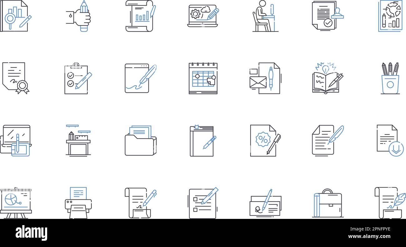 Refining line icons collection. Purify, Distill, Clarify, Extract ...