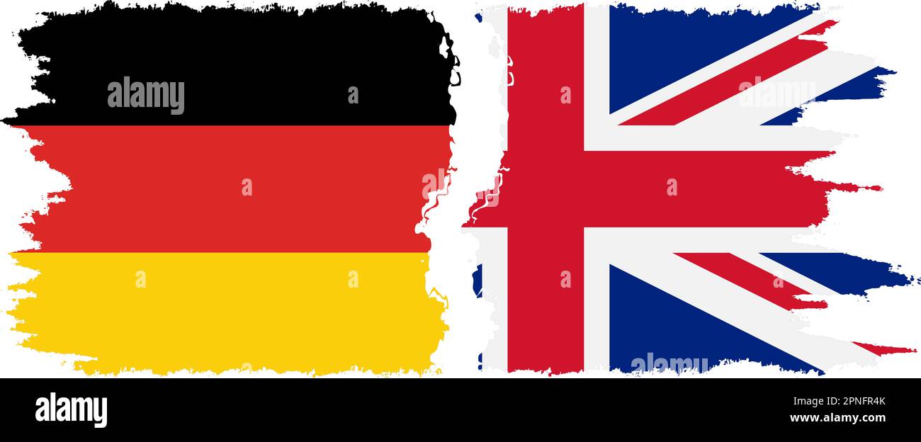 UK and Germany grunge flags connection, vector Stock Vector Image & Art ...